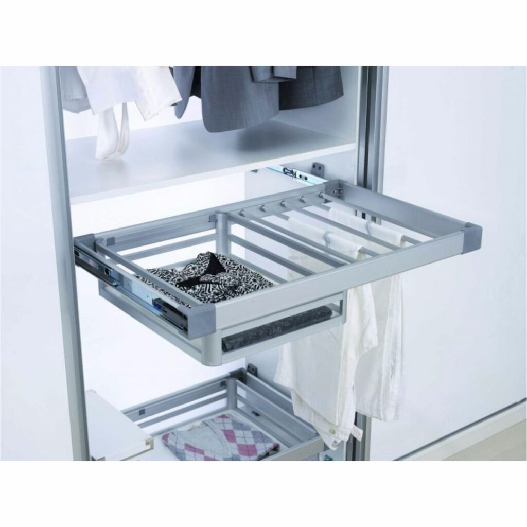 Alumium Drawer And Trouser Rack With Side Mounted Telescopic Rail 70cm ...